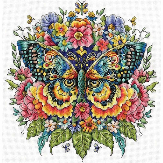 Plum Blossom Blackwork Kit By RIOLIS – The Happy Cross Stitcher